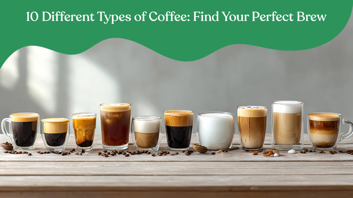 10 Different Types of Coffee: Find Your Perfect Brew
