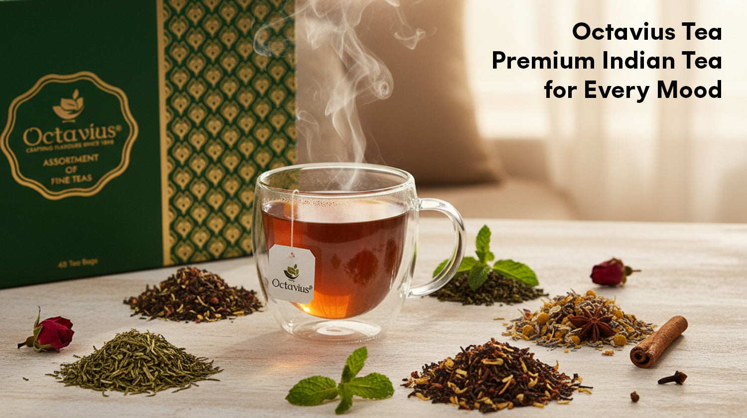 Octavius Tea—Premium Indian Tea for Every Mood