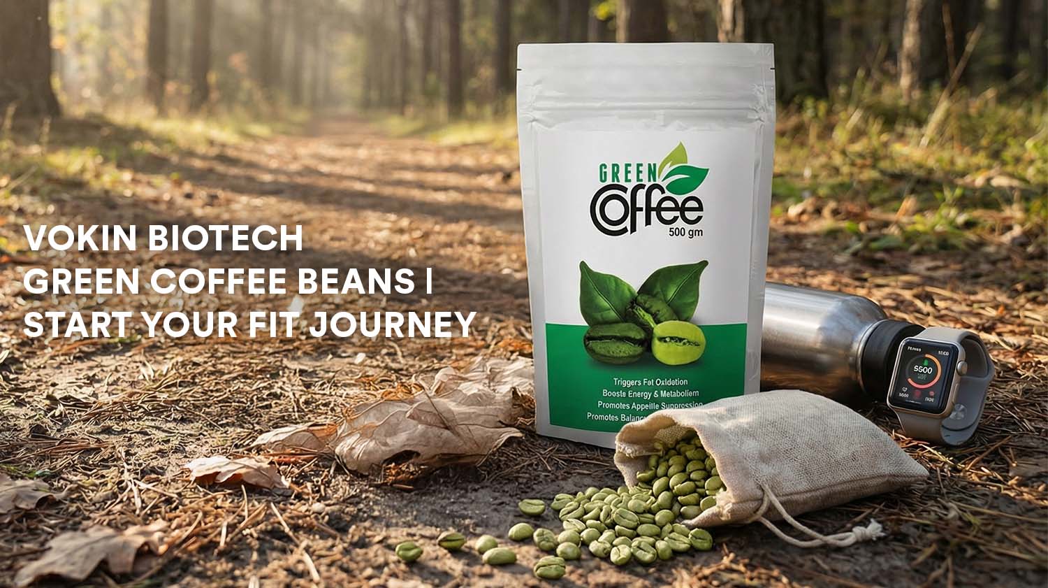 Vokin Biotech Green Coffee Beans | Start Your Fit Journey
