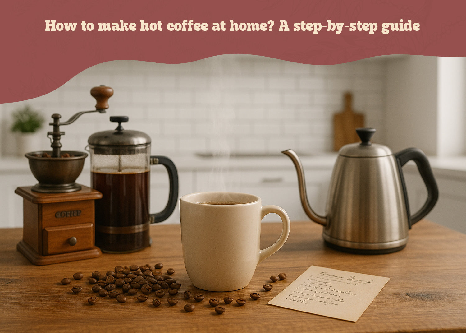 How to Make Hot Coffee at Home? A Step-by-Step Guide